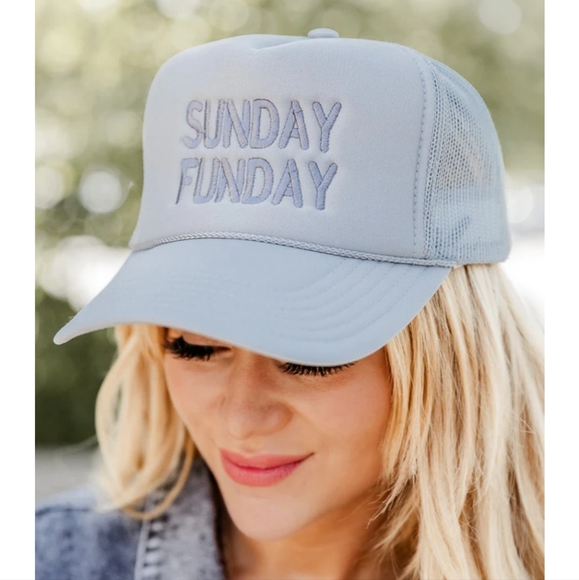 Accessories | Sunday Funday Trucker Hat | Poshmark
